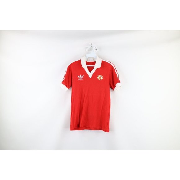 adidas | Shirts | Vintage 8s Adidas Small Collared Manchester United ...